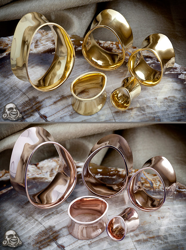 Gold Plated Teardrop Eyelets