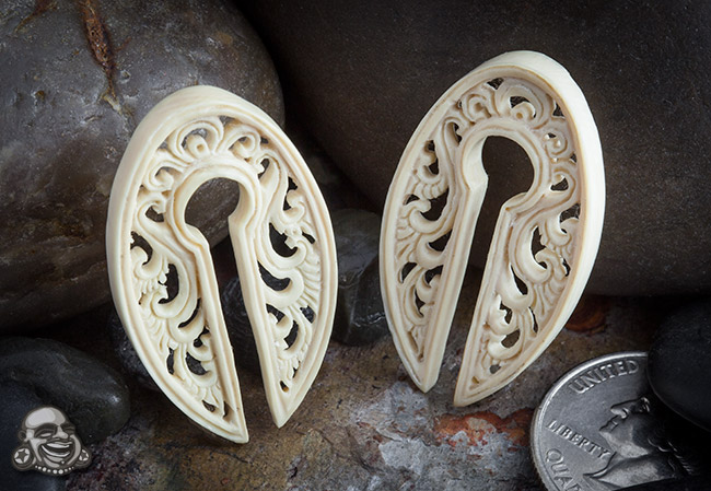 Fossilized Mammoth Oval Disc Design