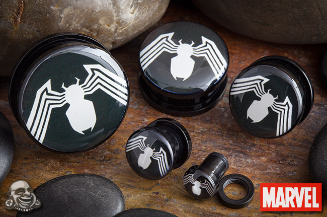Acrylic Screw Fit Marvel Super Hero Plugs