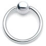 Custom Order Steel Captive Bead Ring | Basic