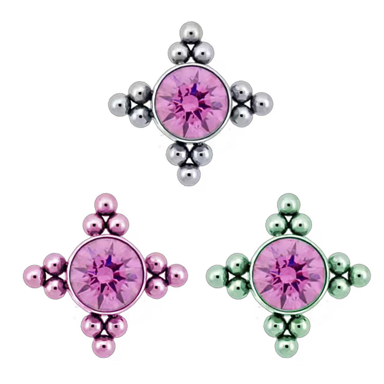 Leroi Titanium 17ht Haute Couture Bijoux Threaded Ends