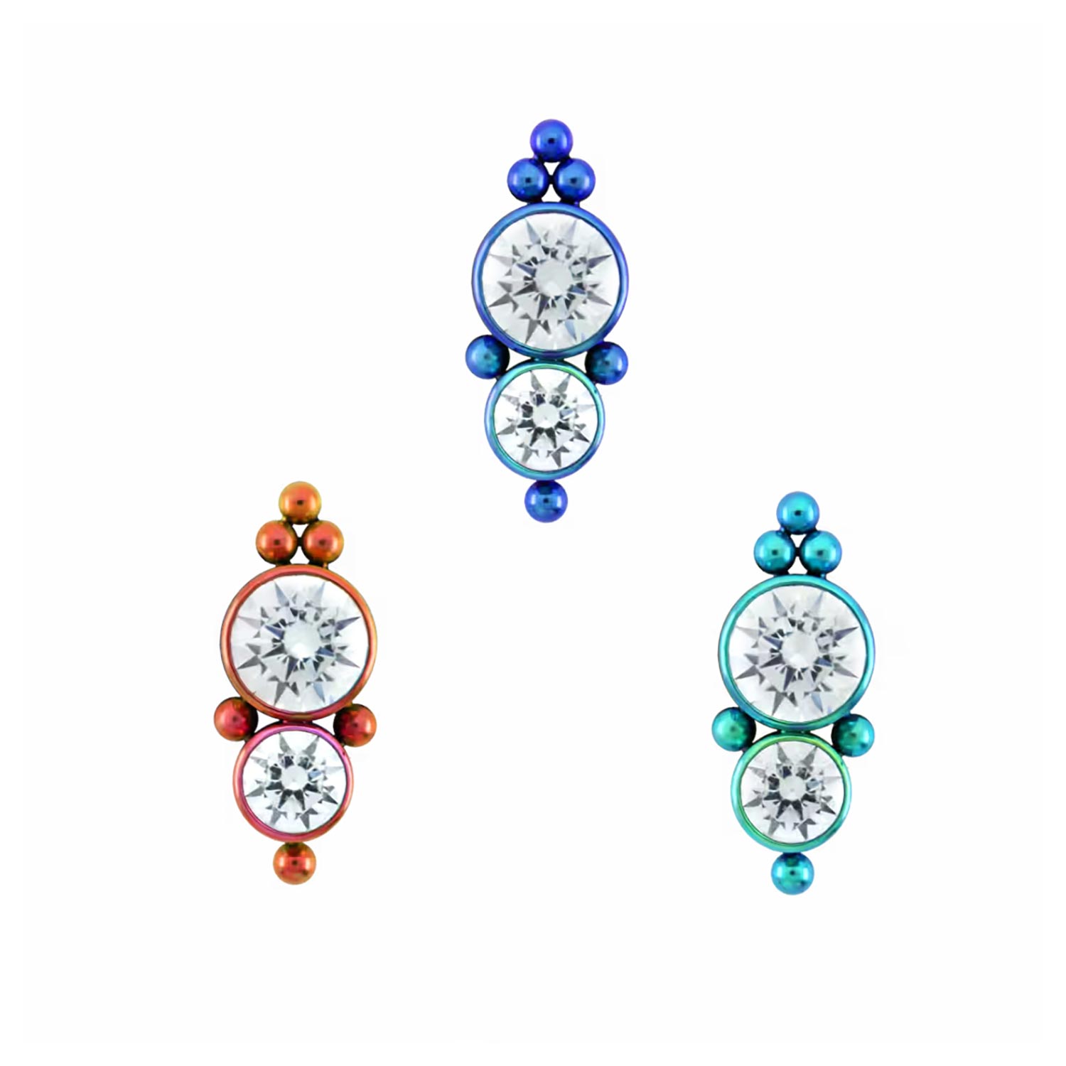 Leroi Titanium 1ht-6a Haute Couture Bijoux Threadless Ends