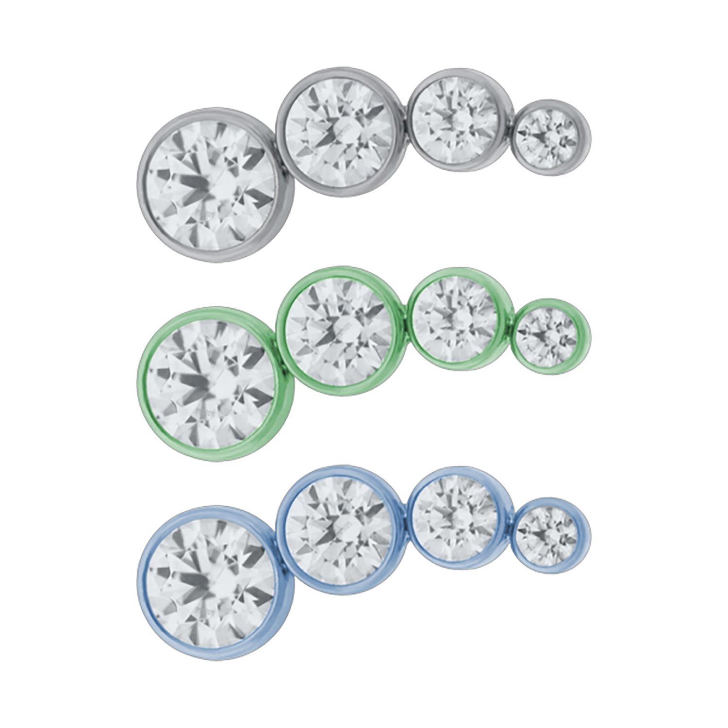 Custom Order Titanium 4-t Bijoux Internally Threaded End