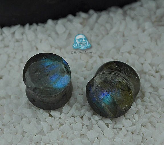 Labradorite Plugs