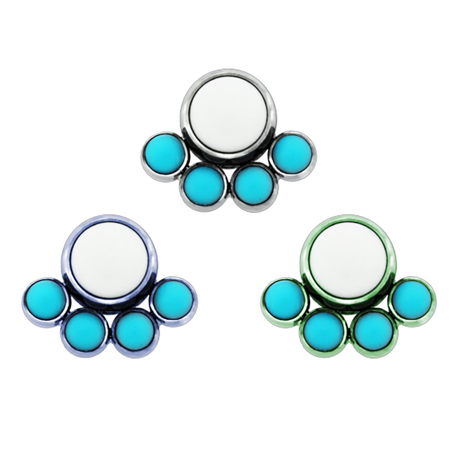 Custom Order Titanium 8-t Bijoux Internally Threaded End