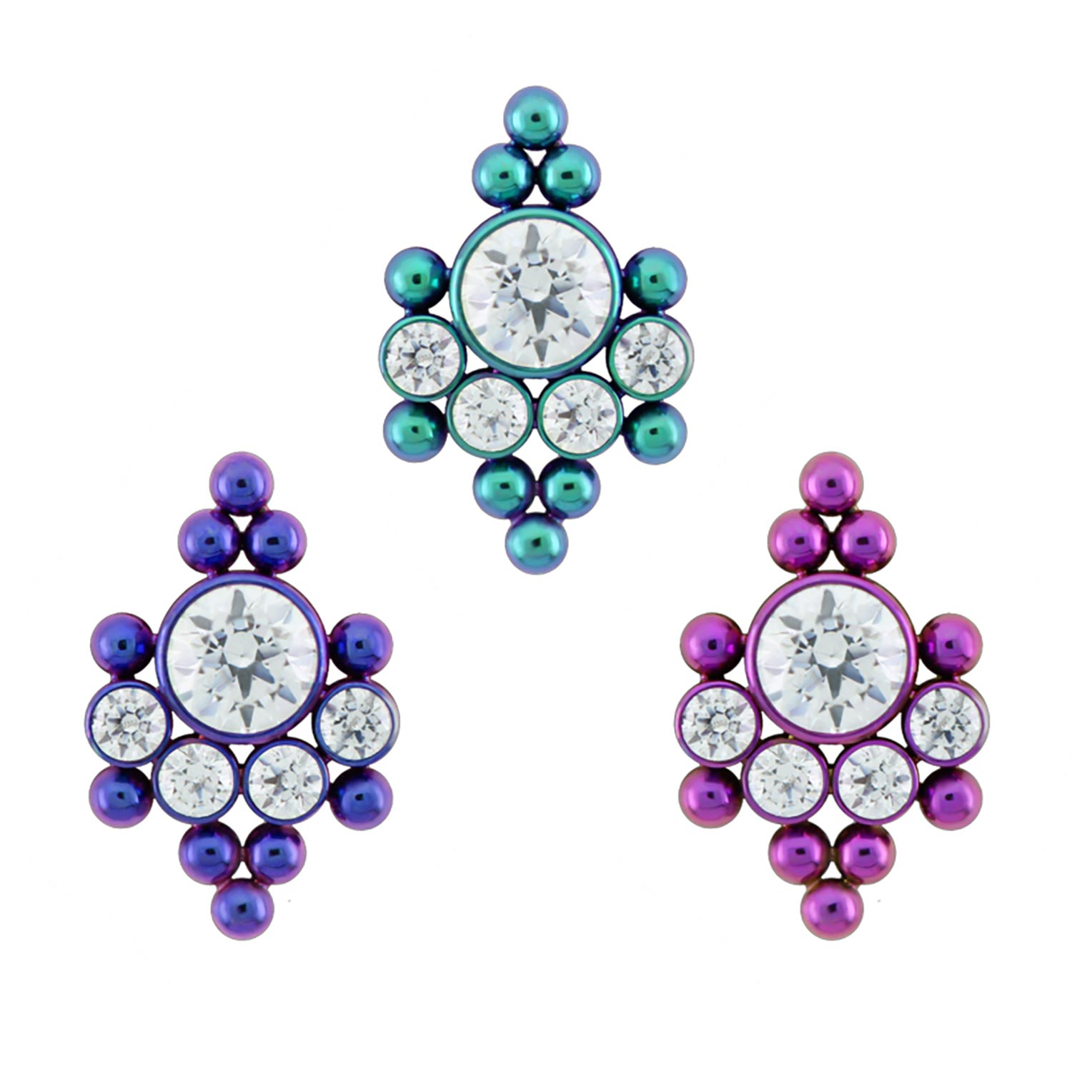 Leroi Titanium 8ht-10 Haute Couture Bijoux Threadless Ends