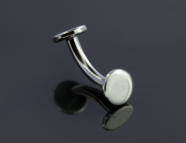 Custom Order Steel Curved Barbell With Two Disc Ends