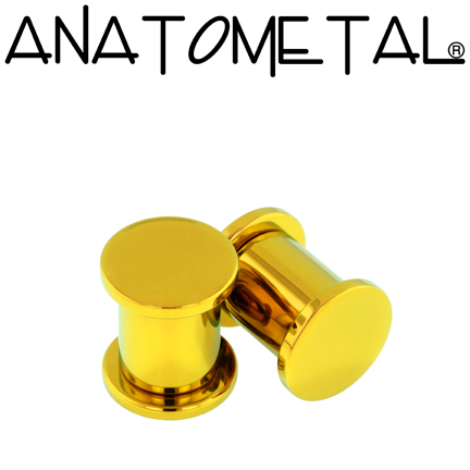 Custom Order Titanium Flatback Plug