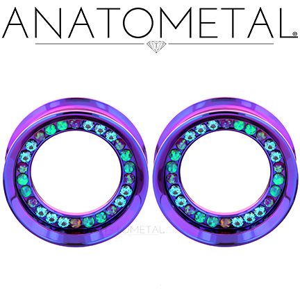 Custom Order Titanium Orbit Gemmed Eyelet