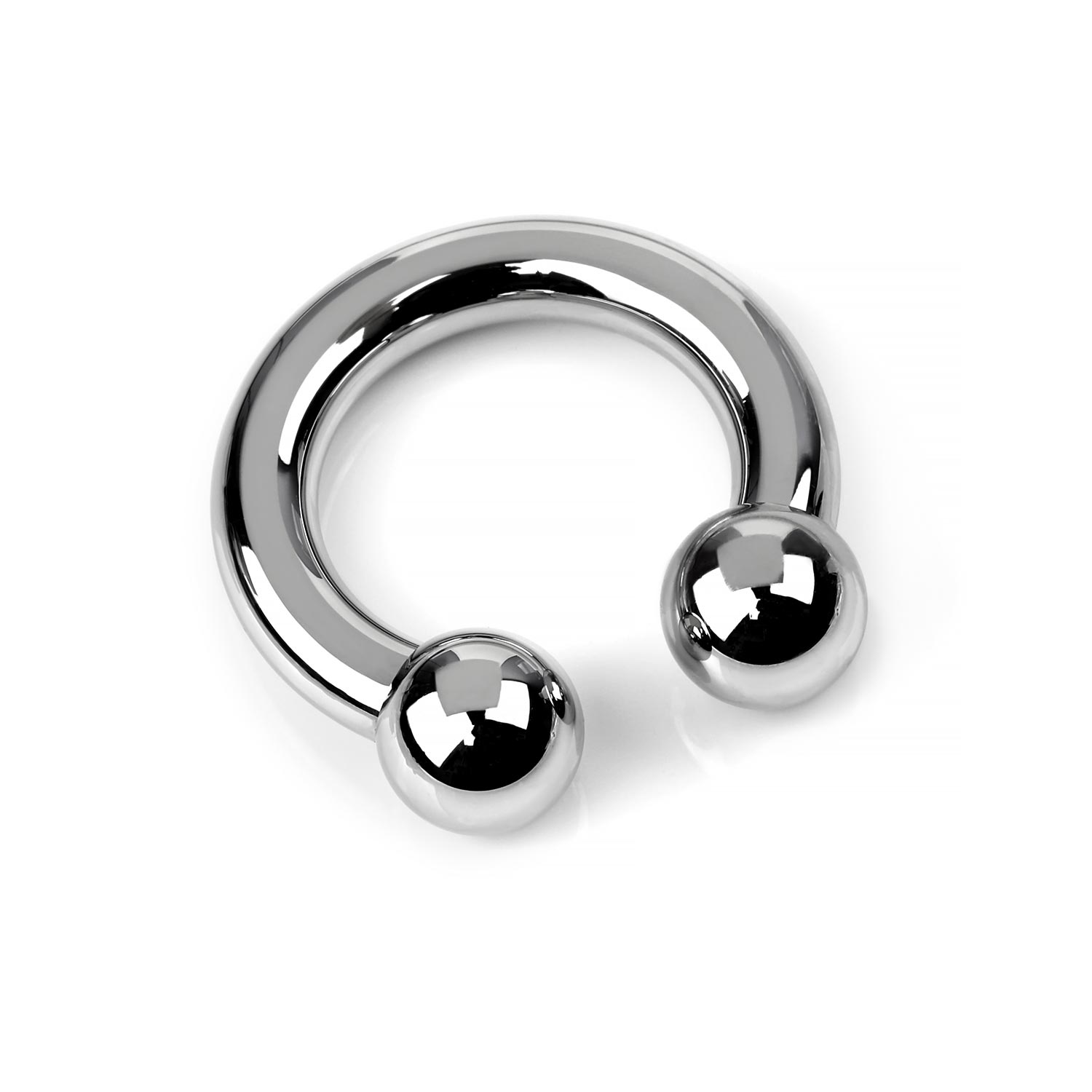 Steel Circular Barbell With Varies Ends - Body Circle Design