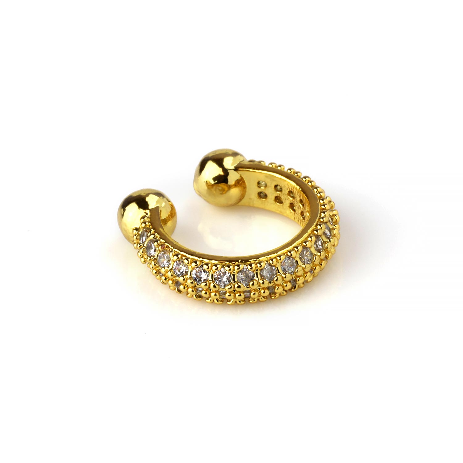 Gem Encrusted Ear Cuff - Septum Cuff
