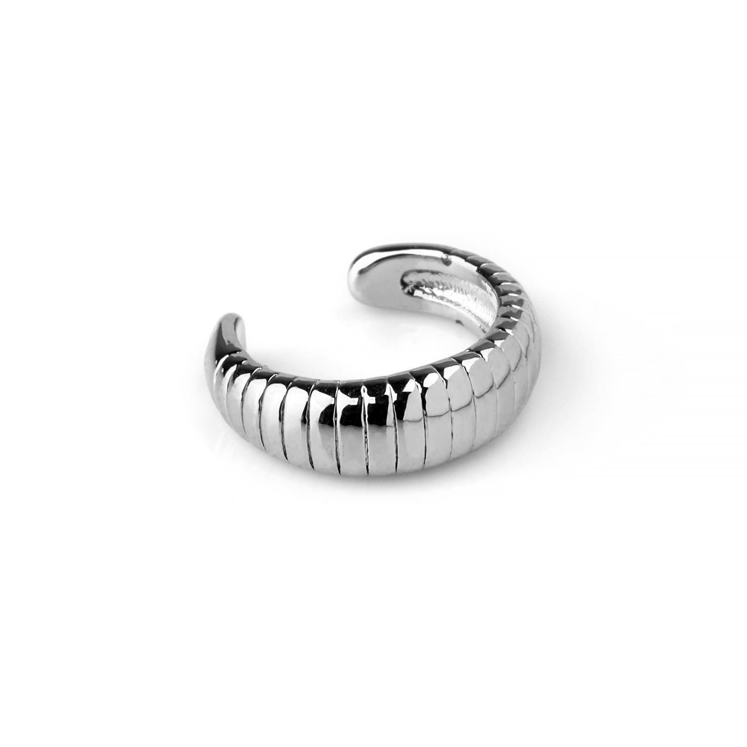 Grooved Radial Ear Cuff