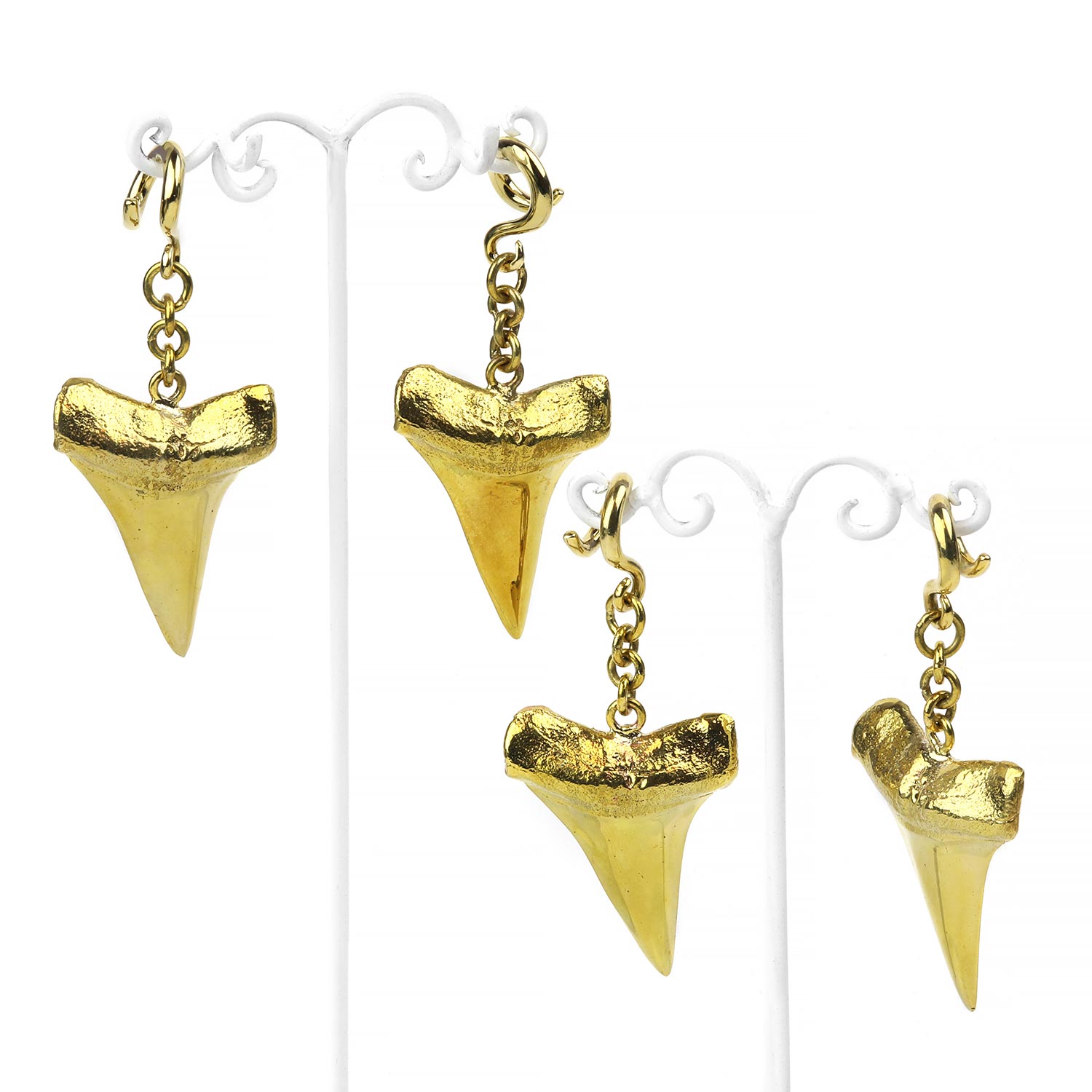 Solid Brass Weights For Stretched Lobe Piercings
