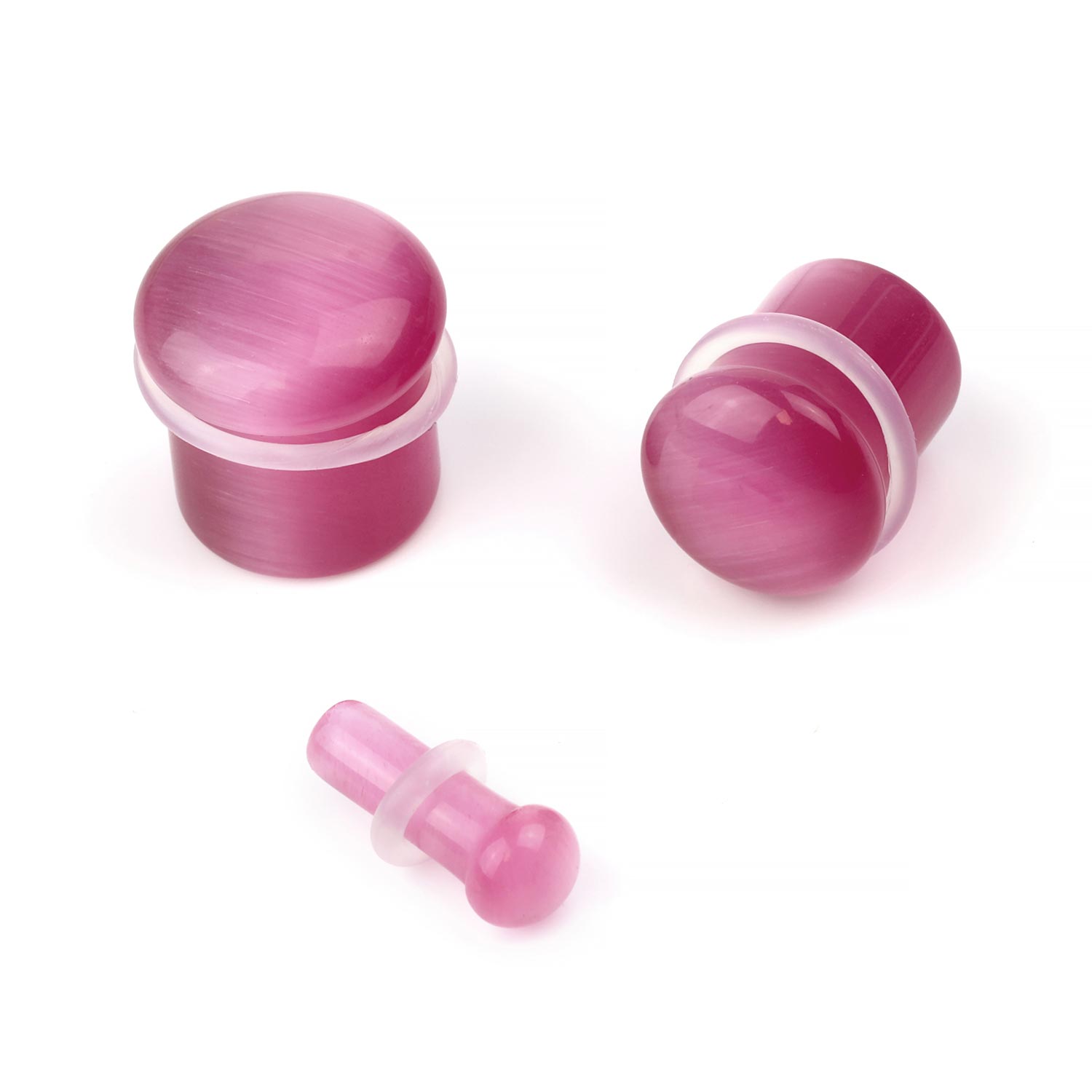 Single Flare Cat Eye Glass Plugs