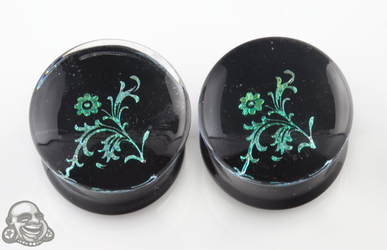 Pyrex Glass Flower Plugs