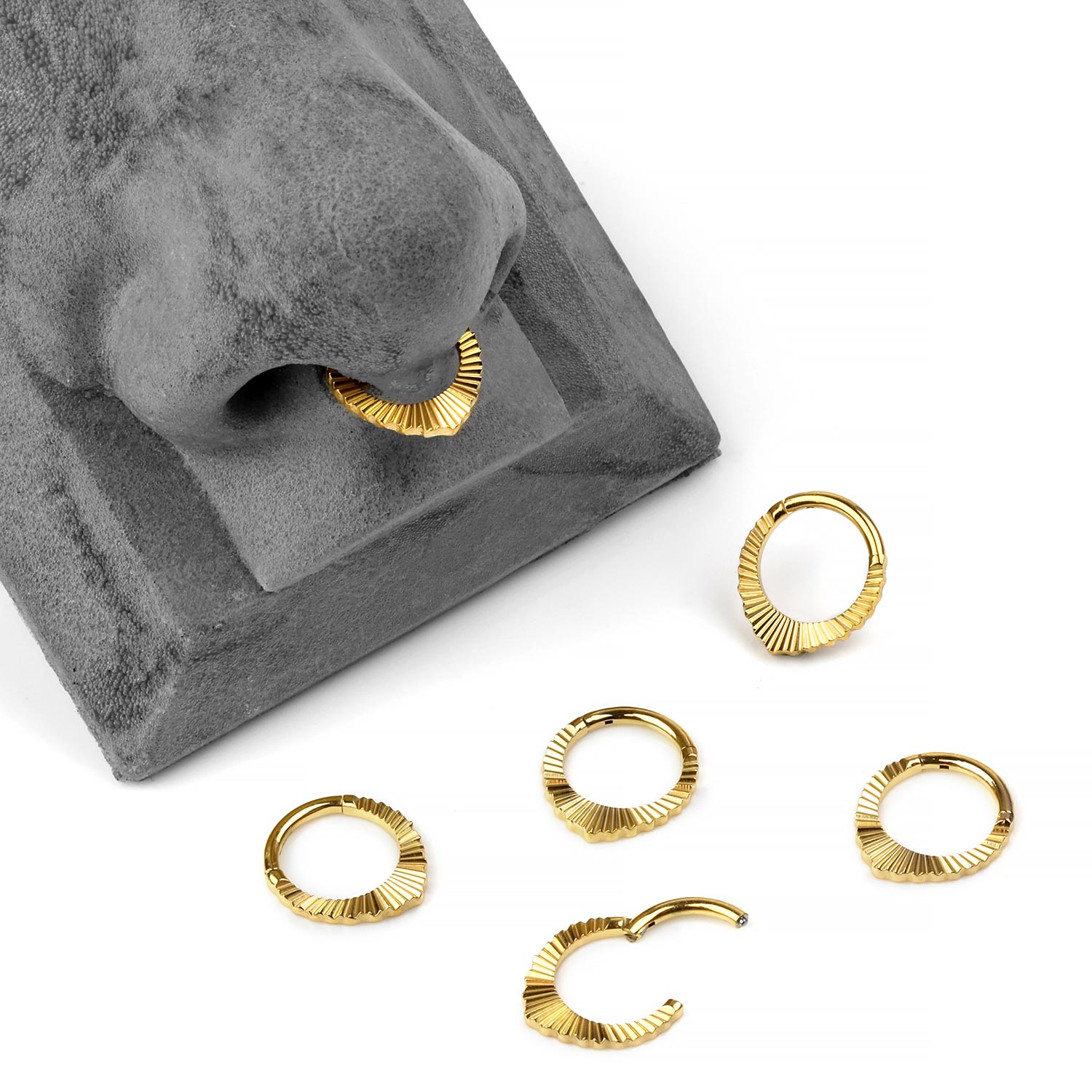 24k Plated Titanium Spike Radiant Clicker