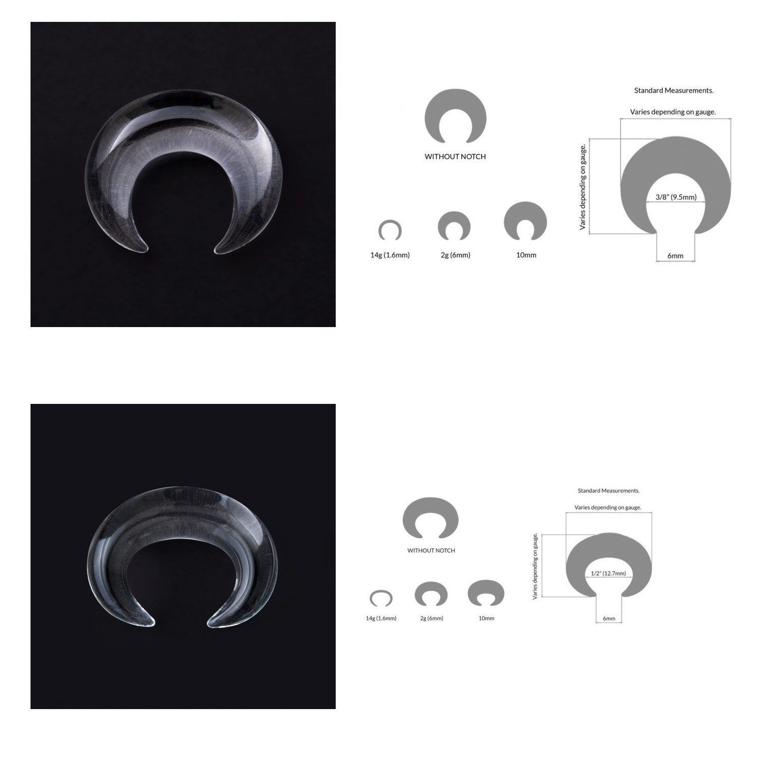 Custom Order Glass Pincher Without A Notch