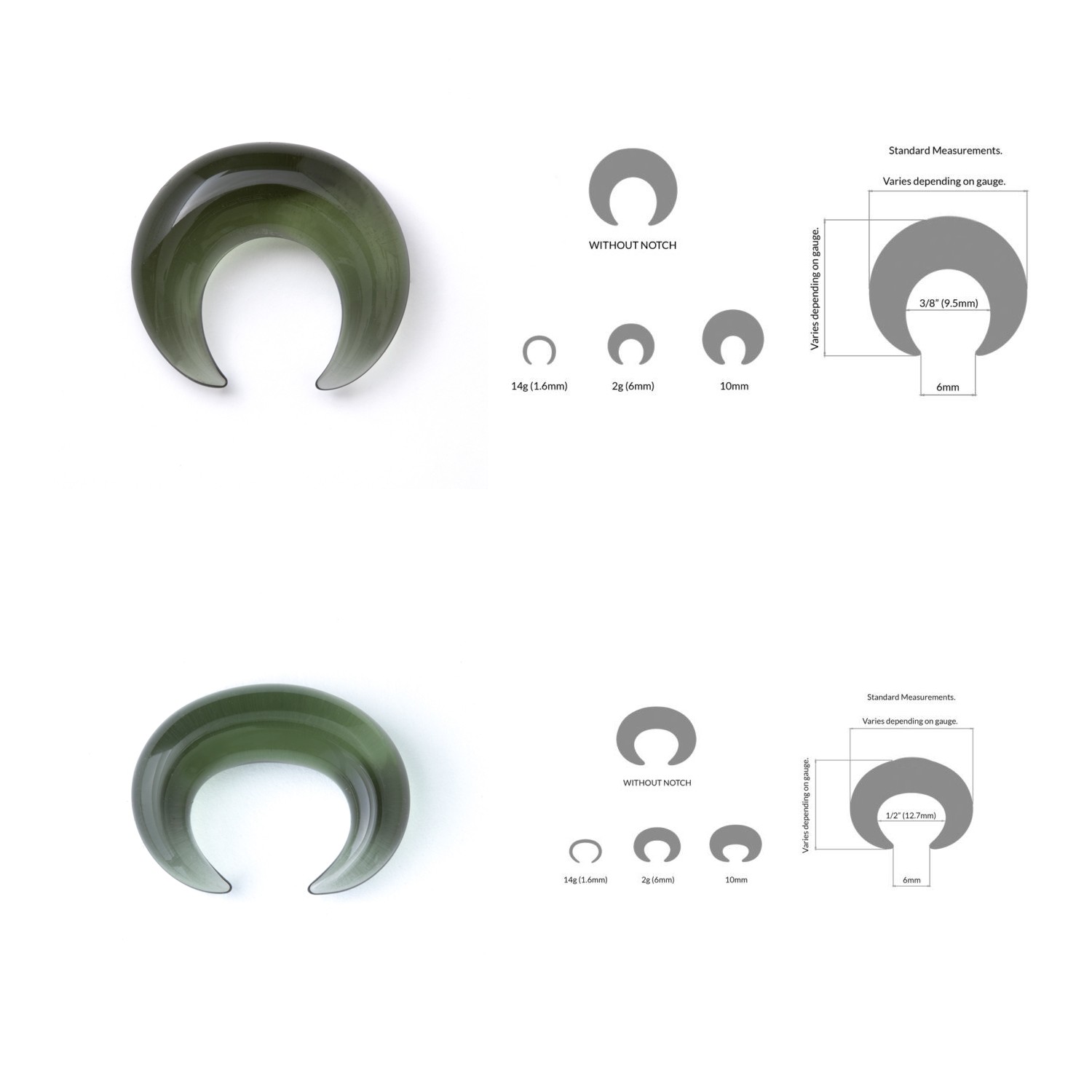 Custom Order Glass Pincher Without A Notch