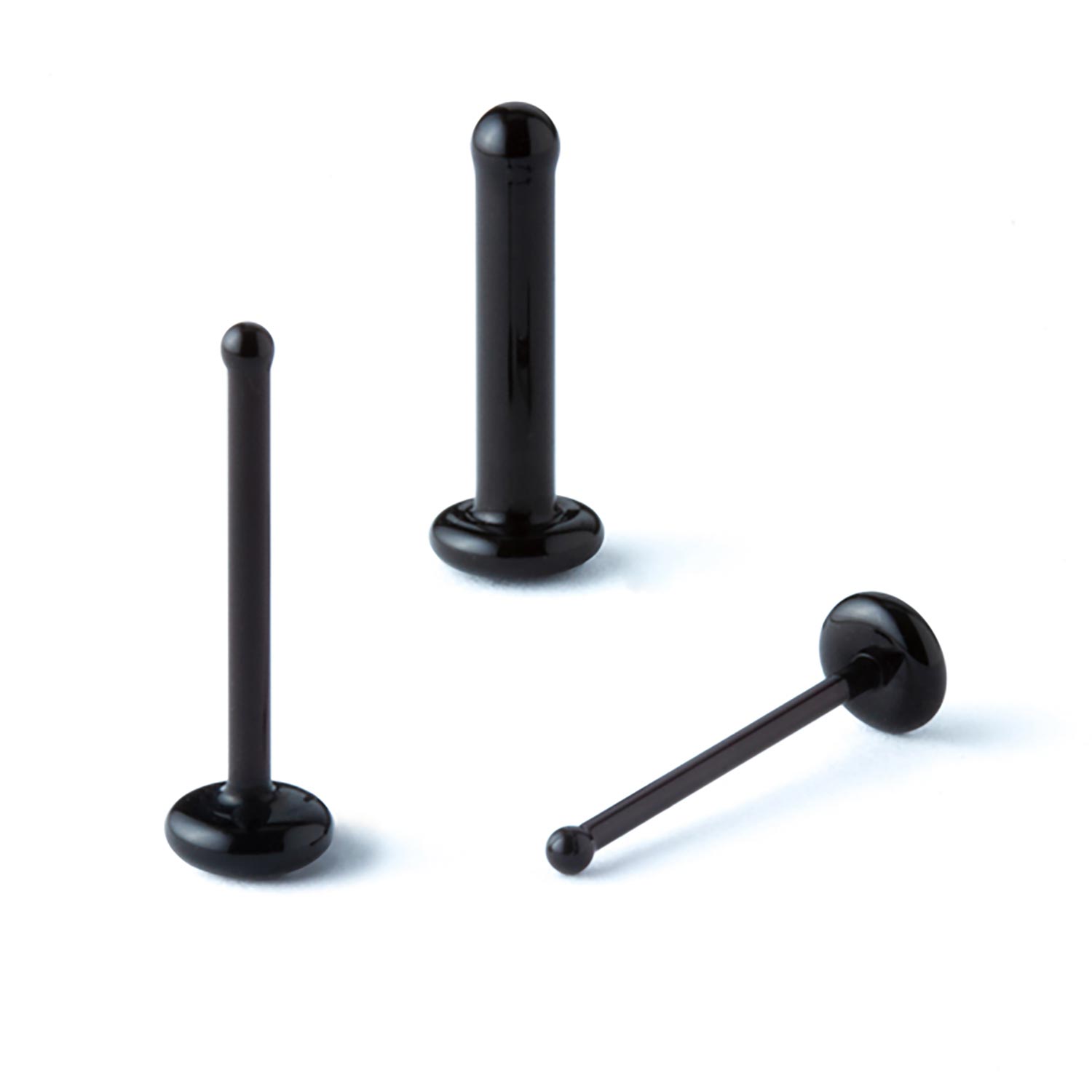 Gorilla Glass Labret Retainer With Micro Front Flare