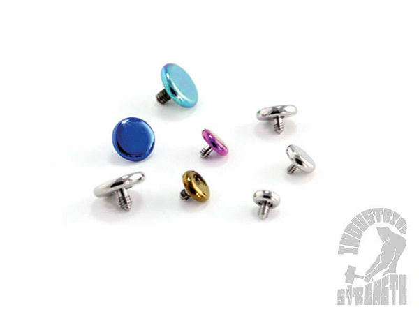 Custom Order Titanium Threaded Disc