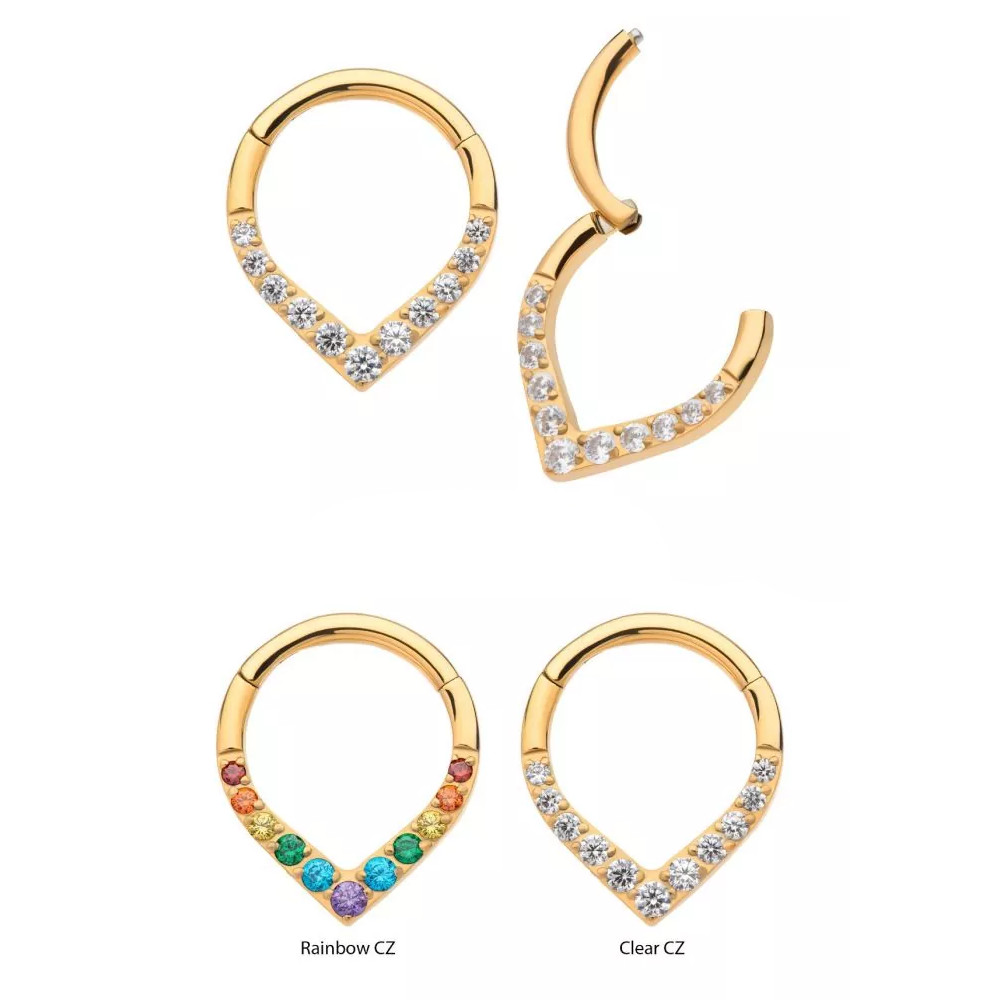 Invictus Plated Titanuim Pointed Gem Clicker