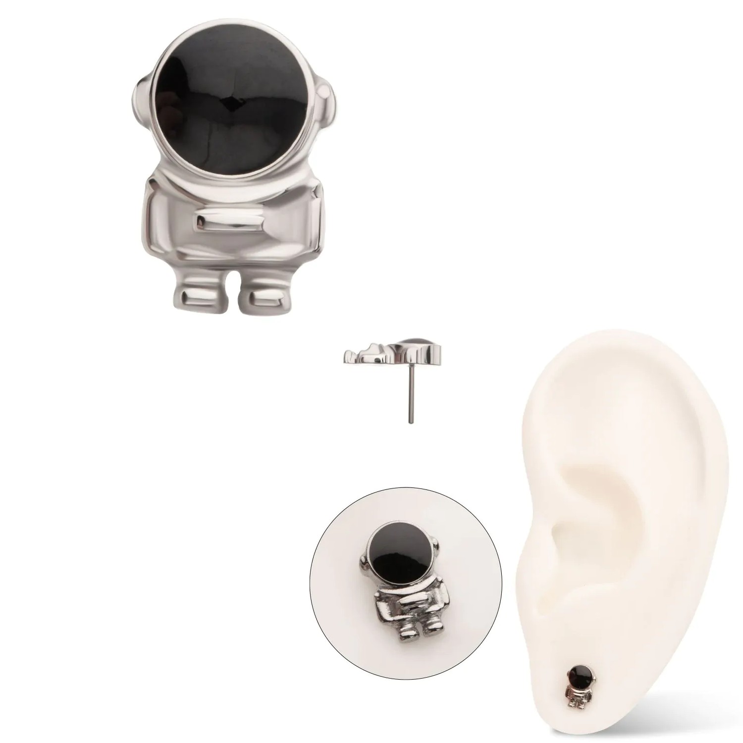 Custom Order Titanium Astronaut Threadless End