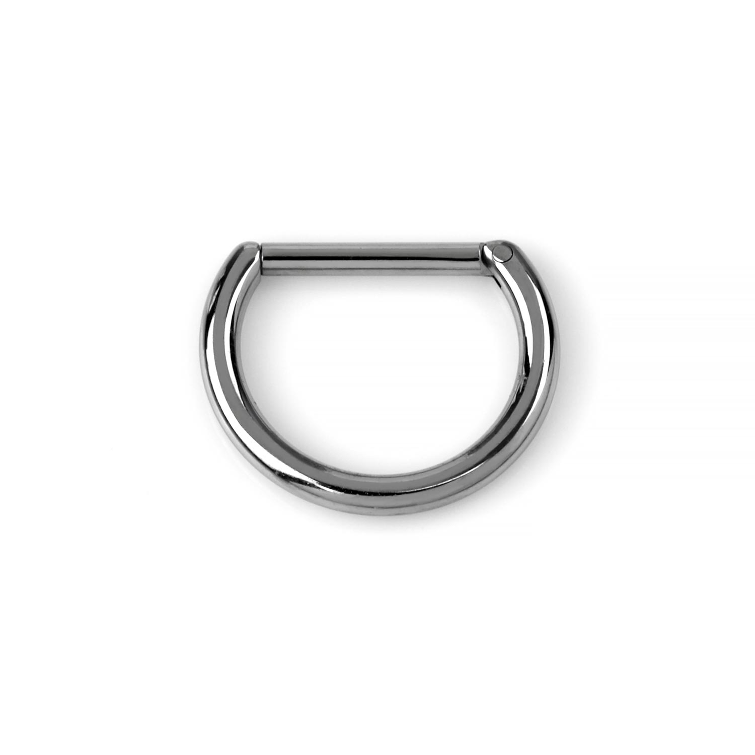 Implant-grade Titanium D-ring Clicker For Piercings