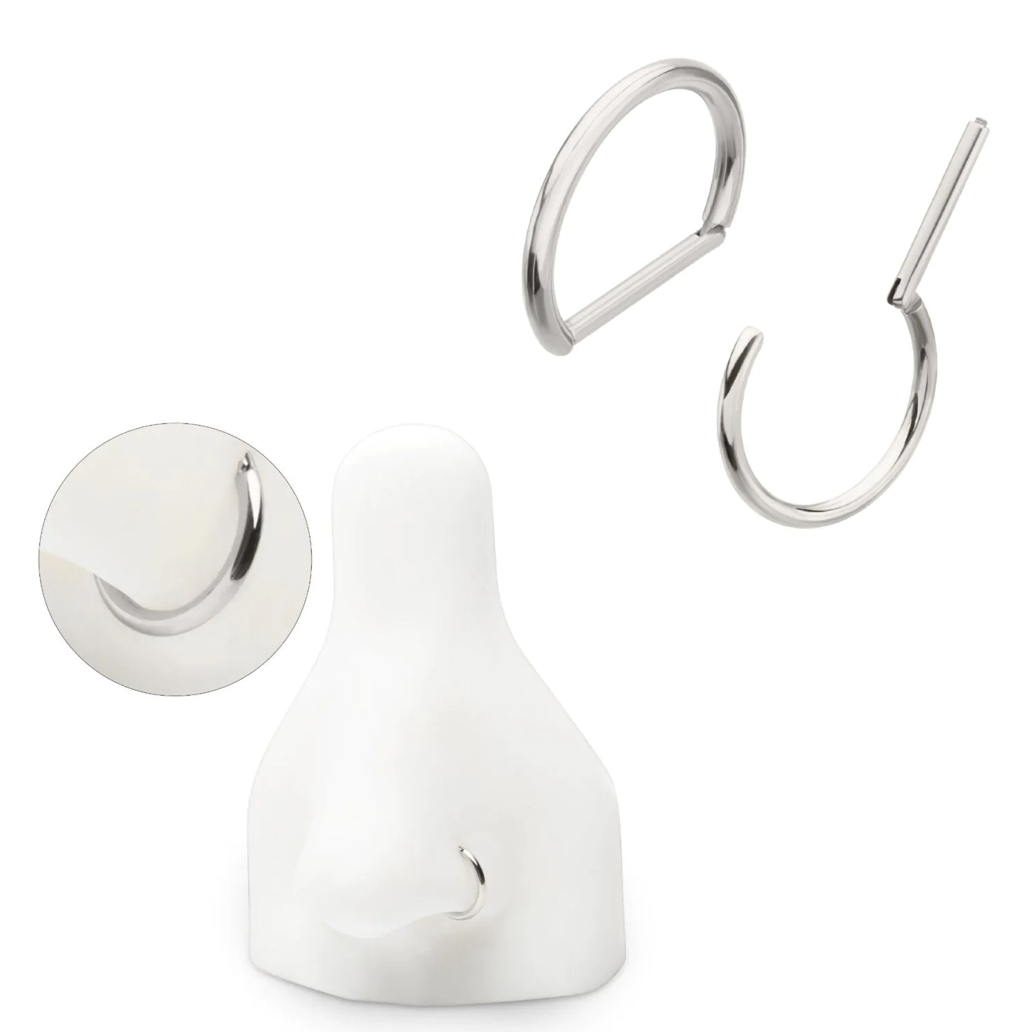 Custom Order Titanium D-ring Clicker