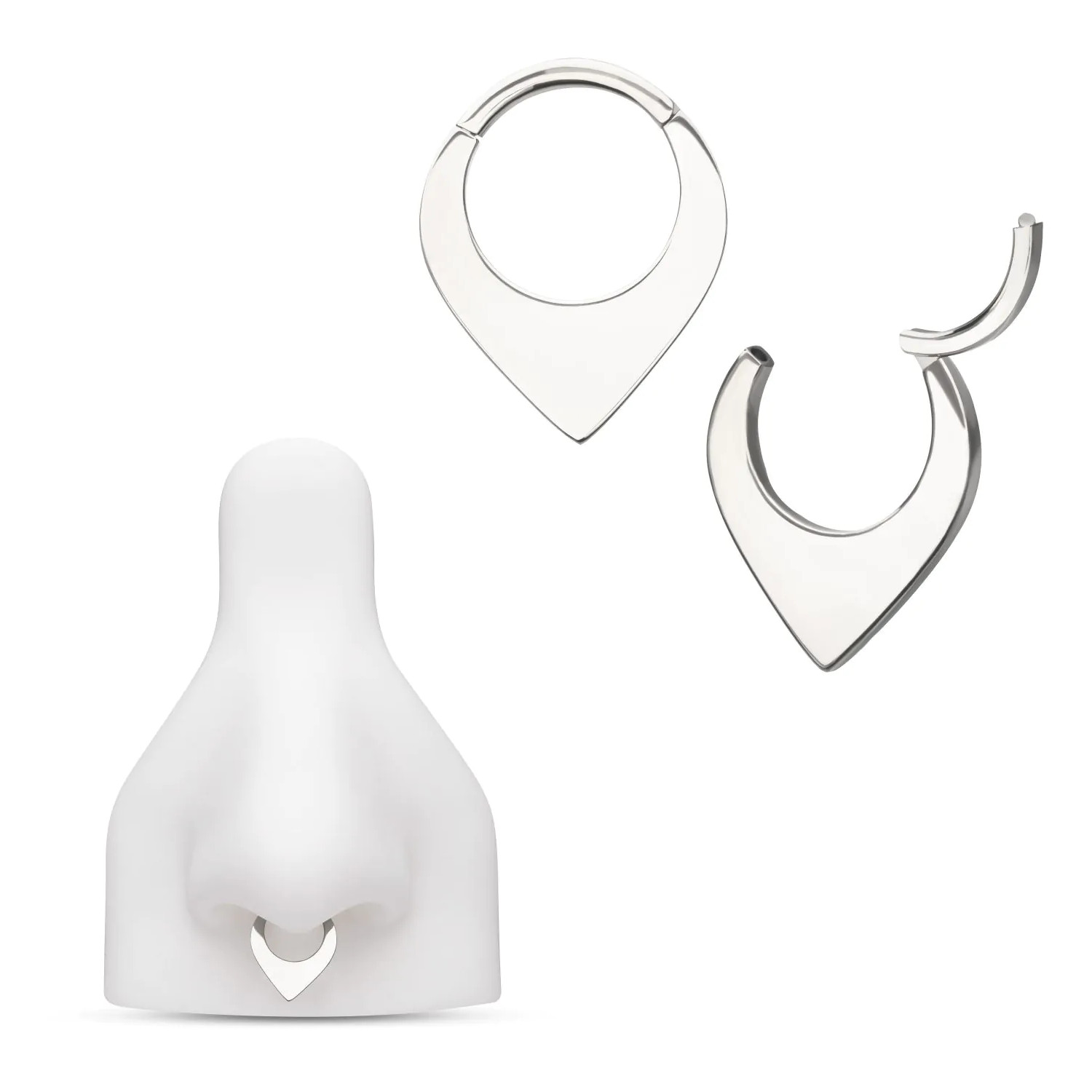 Custom Order Titanium Flat Shield Clicker