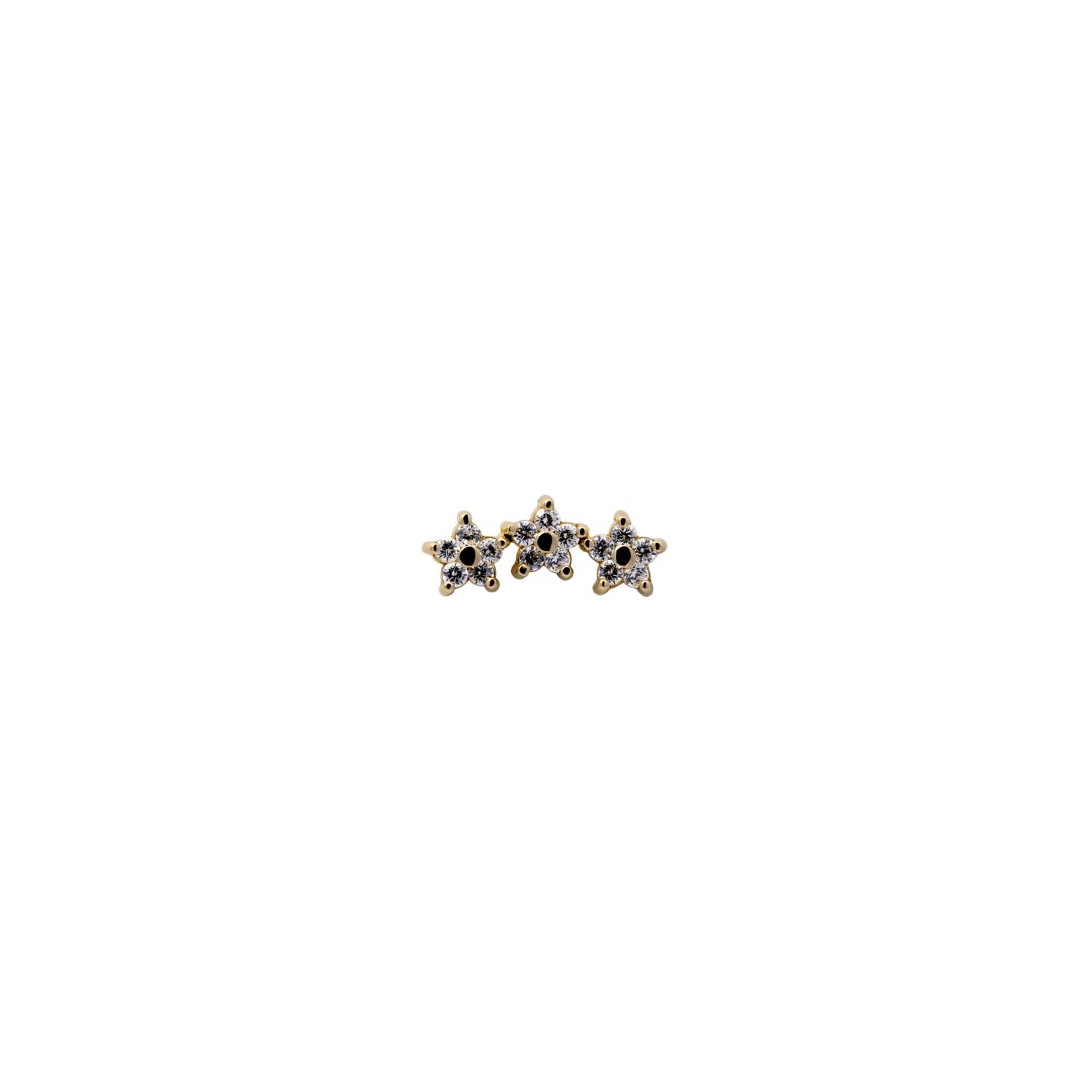 Custom Order 14k Gold Starshine Threadless End