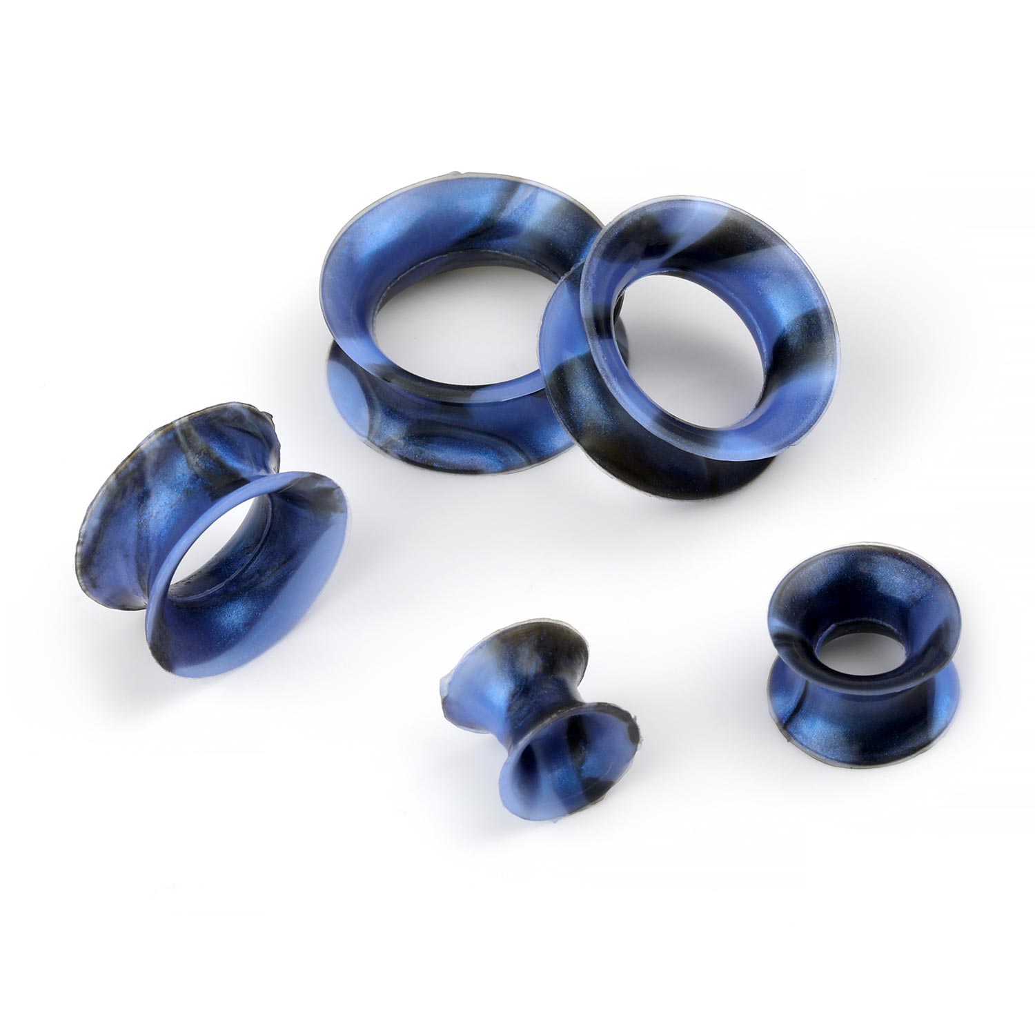 Marbled Silicone Double Flare Eyelets