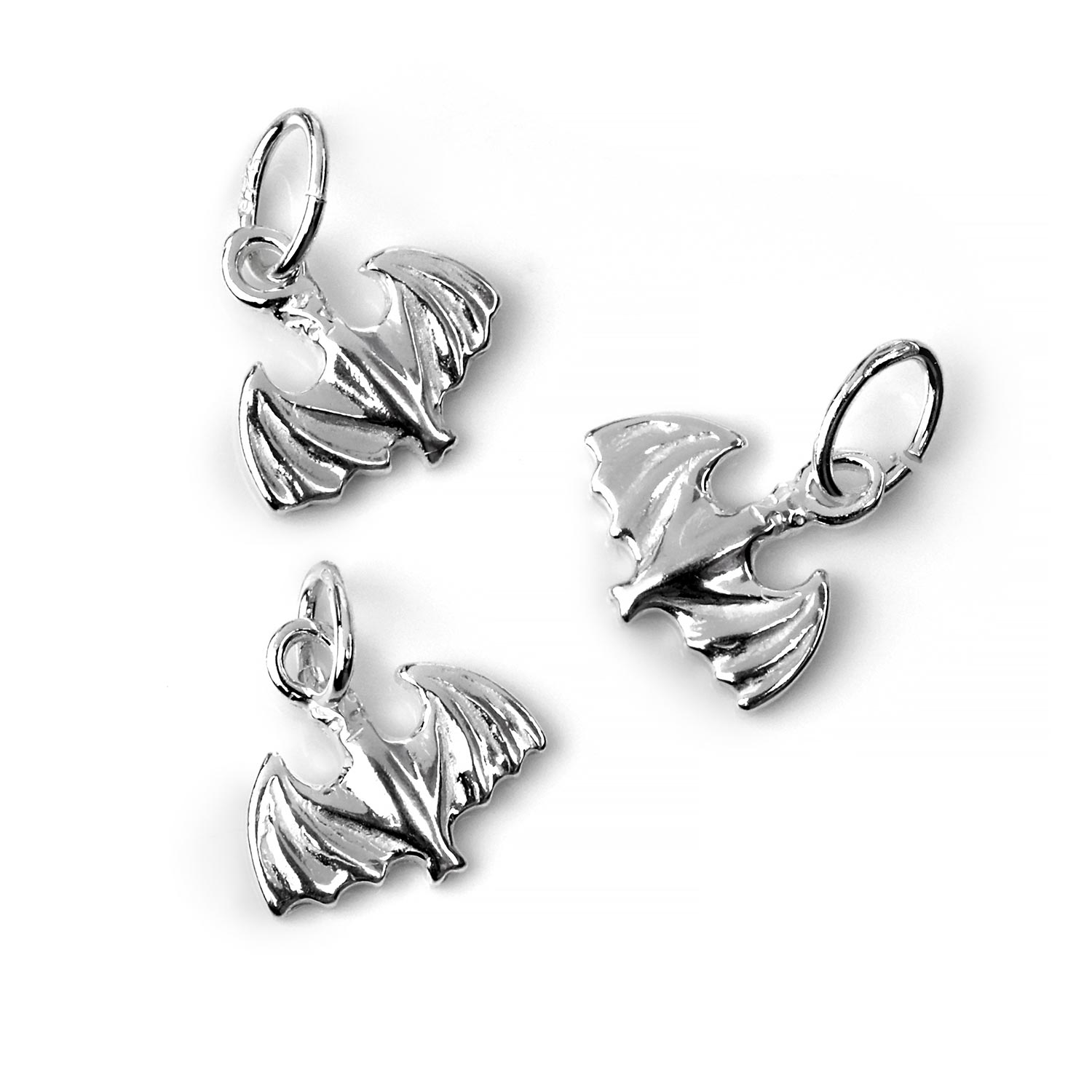 Sterling Silver Bat Charm Jewelry