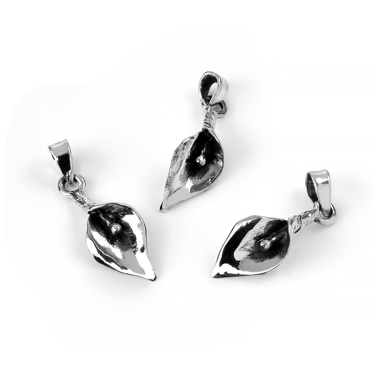 Sterling Silver Calla Lily Pendant