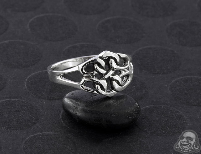 Silver Celtic Infinity Knot Ring