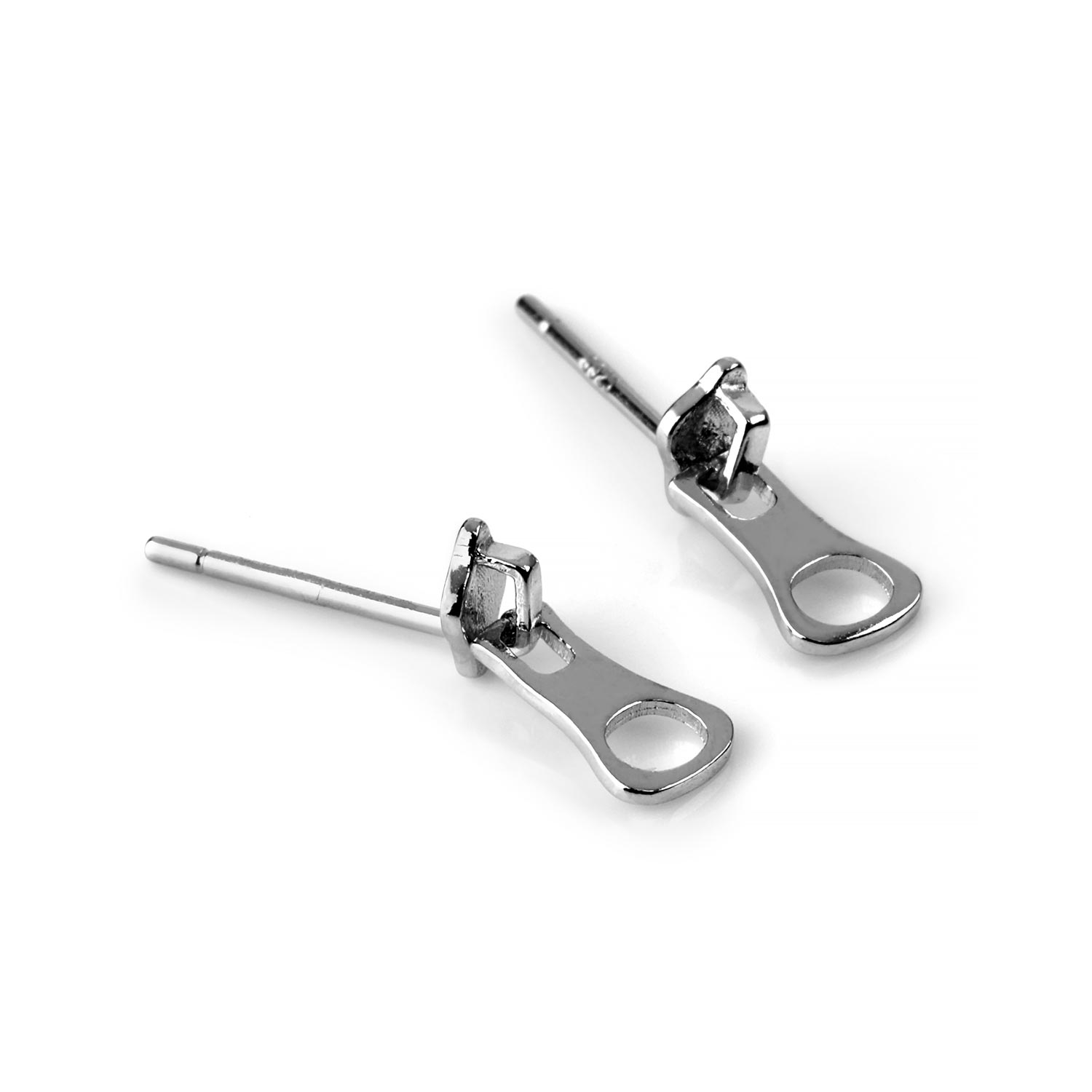 Sterling Silver Eclectic Object Earrings