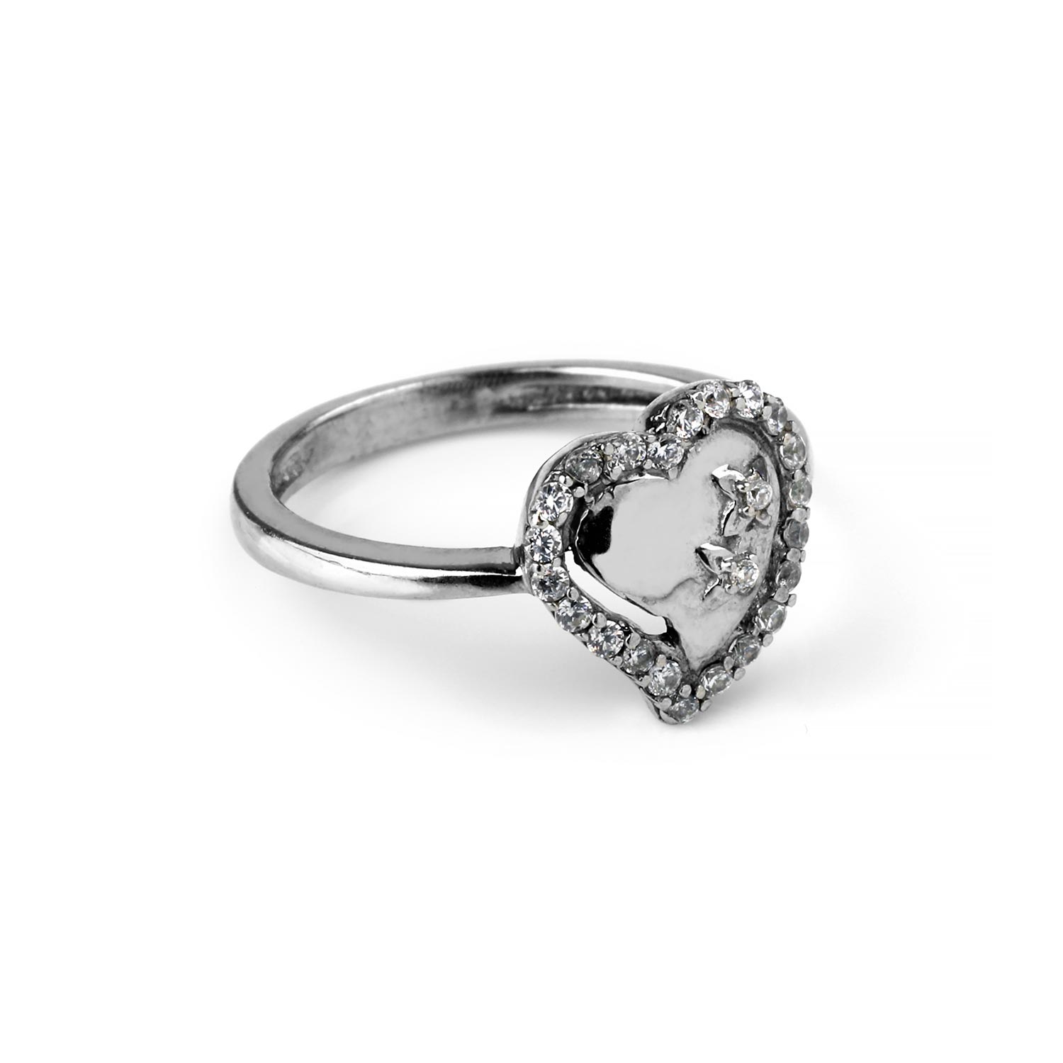 Assorted Gemmed Silver Rings