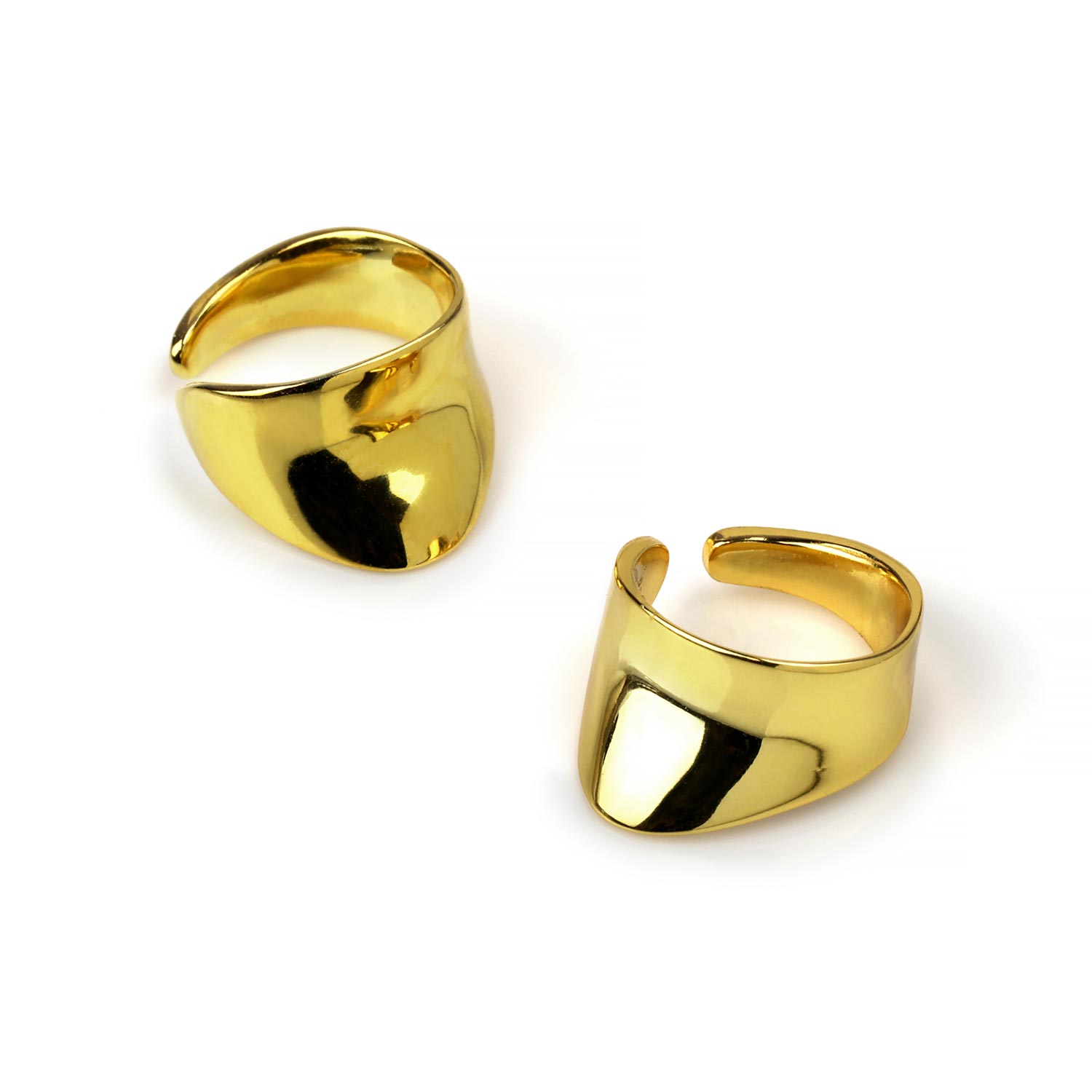 Silver Lustre Ear Cuff In Sterling Silver