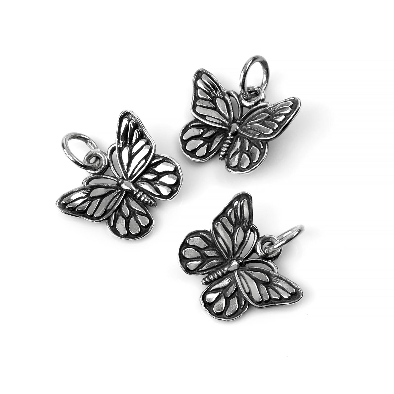 Sterling Silver Monarch Butterfly Pendant