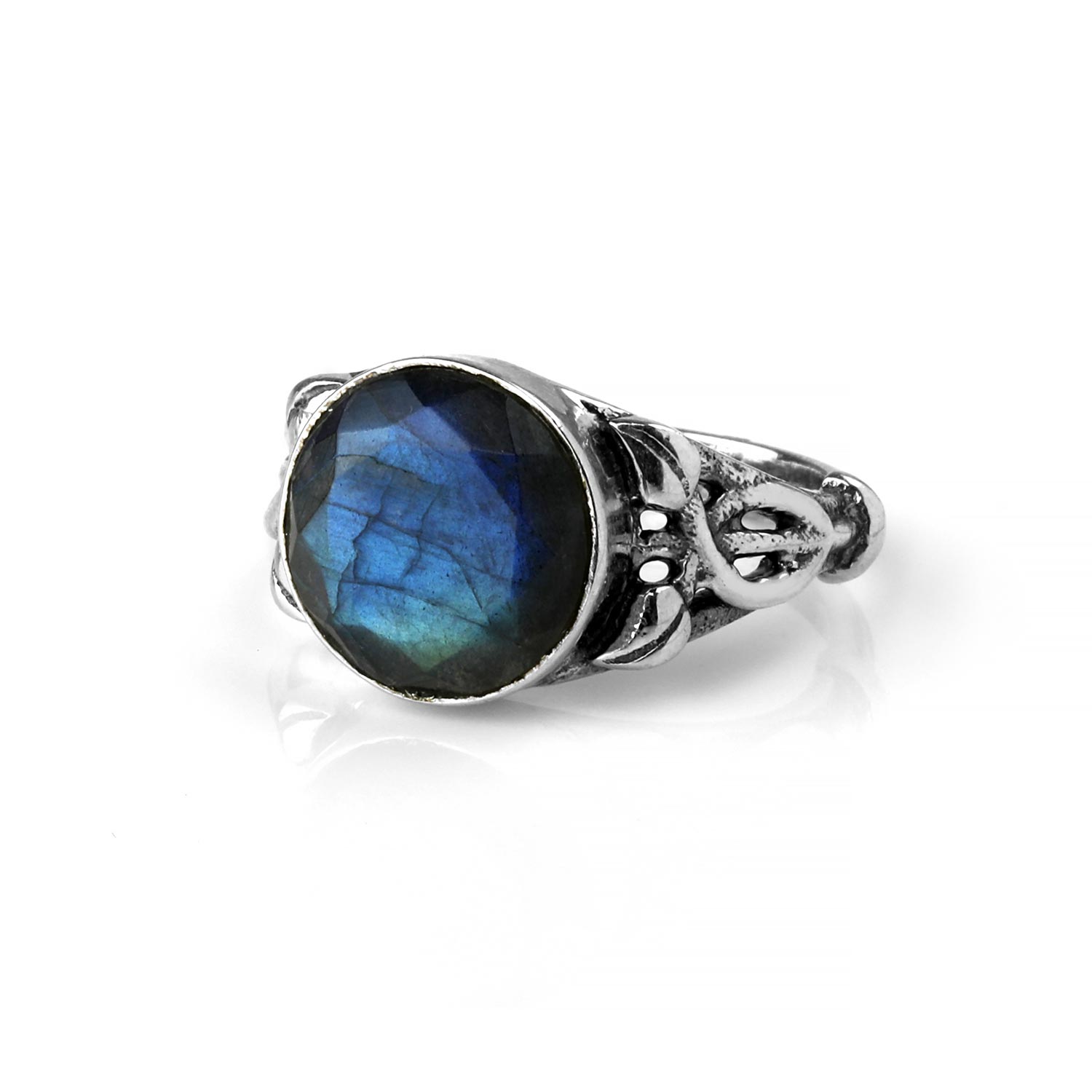 Sterling Silver Labradorite Ring Collection