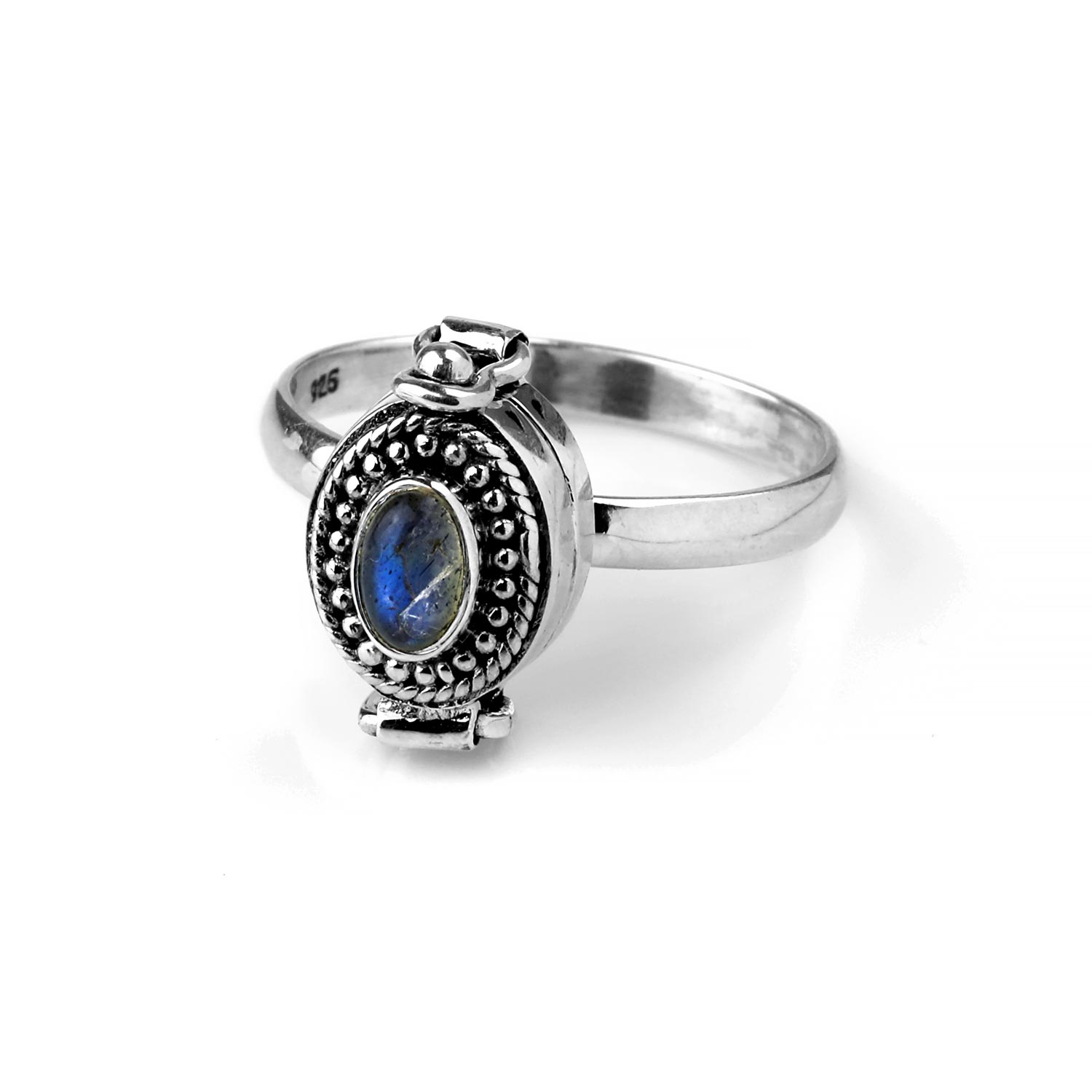 Sliver Lunar Venom Rings (poison Finger Rings)