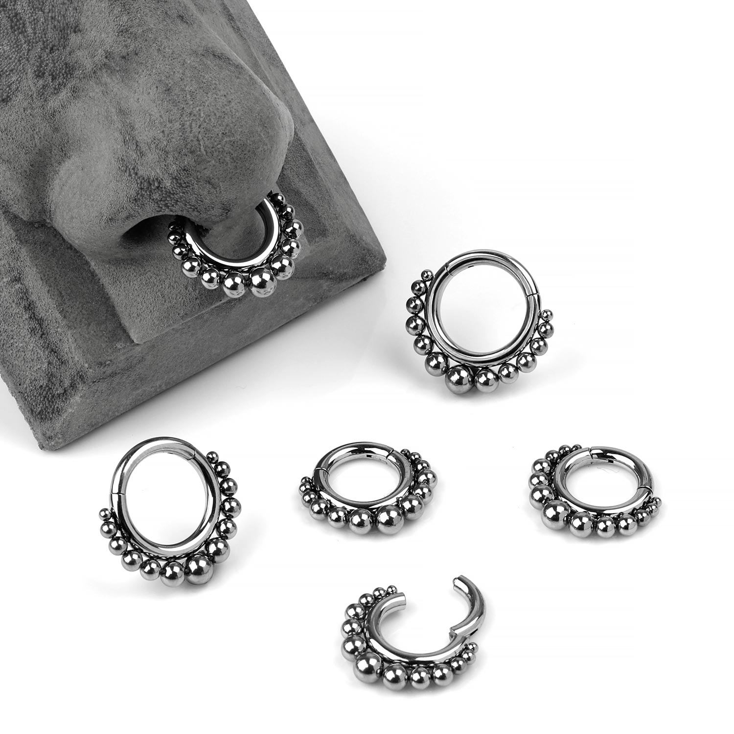 Steel Beaded Sequence Septum Clicker
