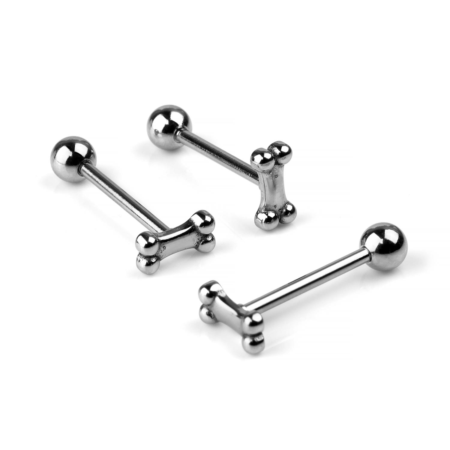 Steel Bone Barbell: Stainless Steel Straight Barbell
