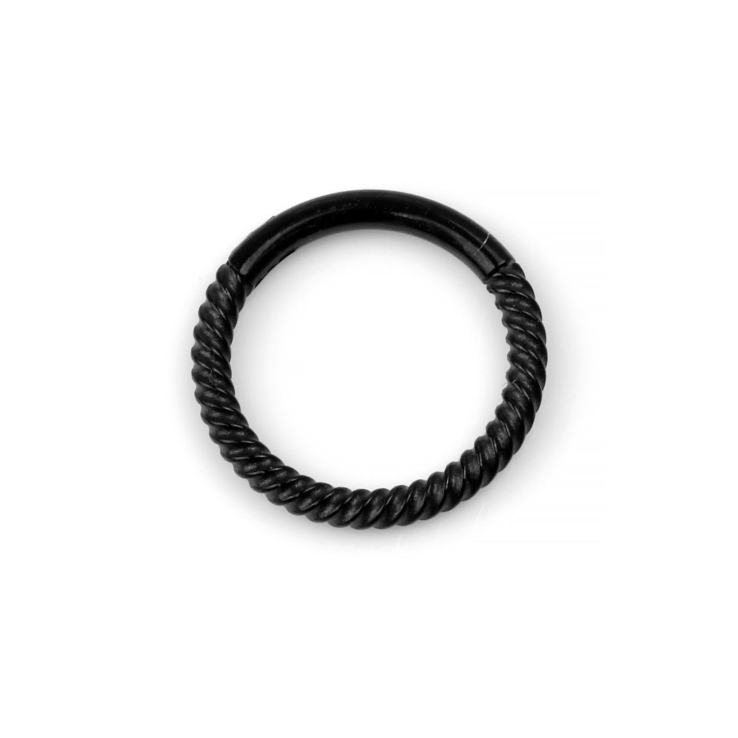 Stainless Steel Braided Clicker Ring | Twist | Twisted