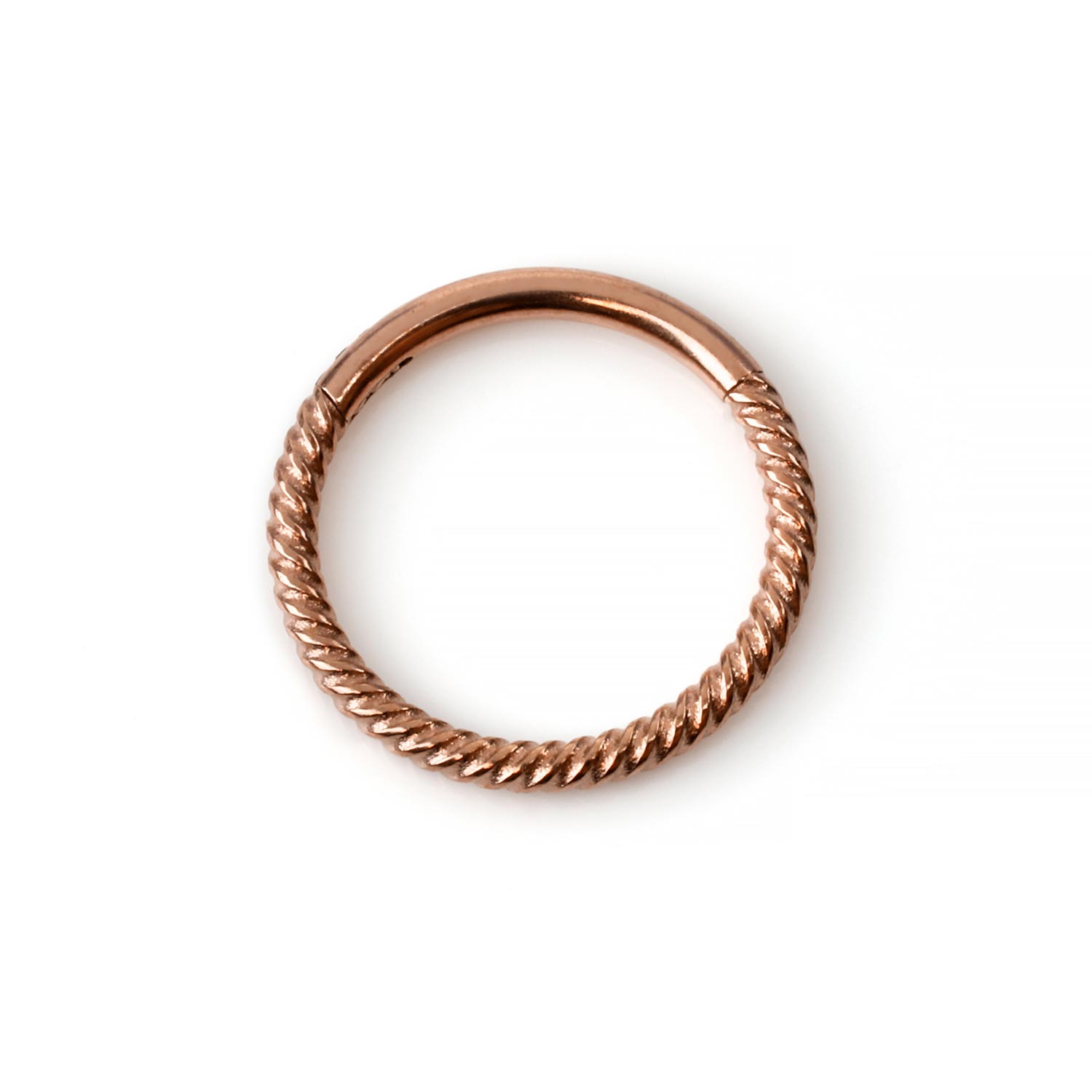 Stainless Steel Braided Clicker Ring | Twist | Twisted