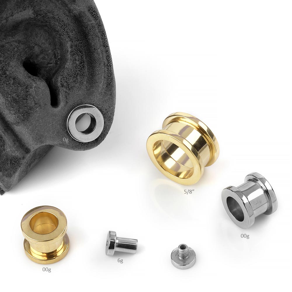 Cobalt Chrome Internally Threaded Flesh Tunnels | Eyelets