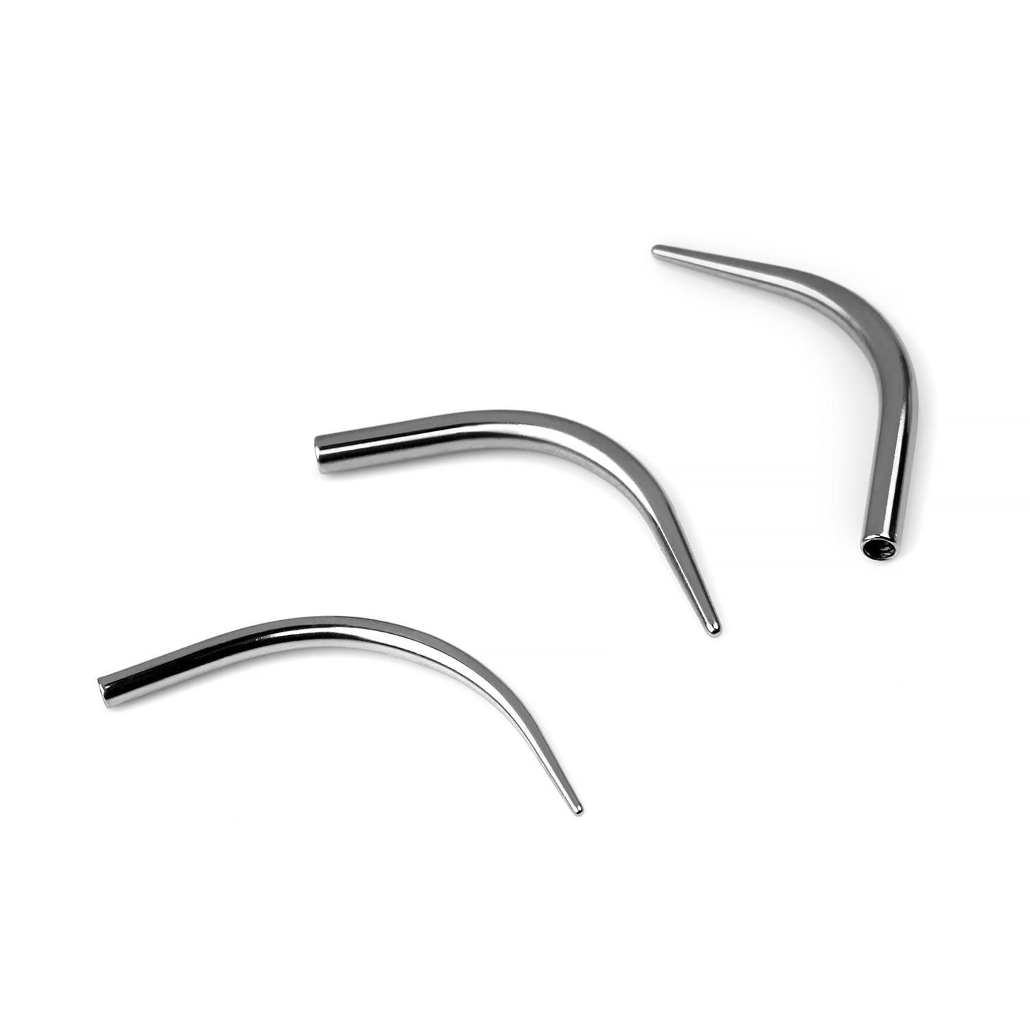 Steel Externally Threaded Curved Piercing Taper