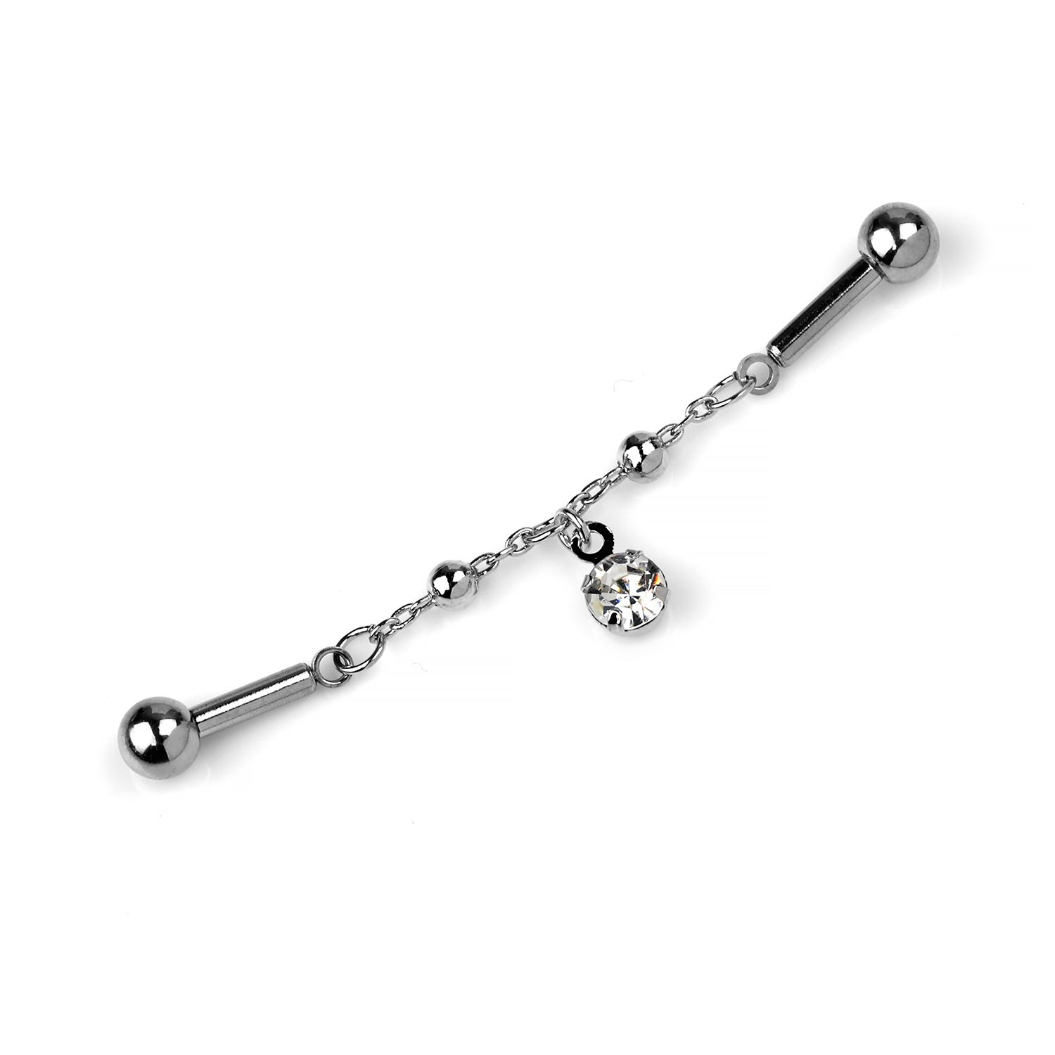 Steel Crystal Drop Floating Industrial Barbell