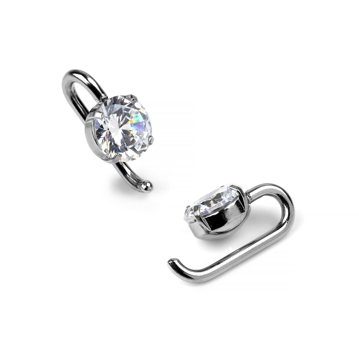 Stainless Steel Minimalist Open Navel | Belly Ring