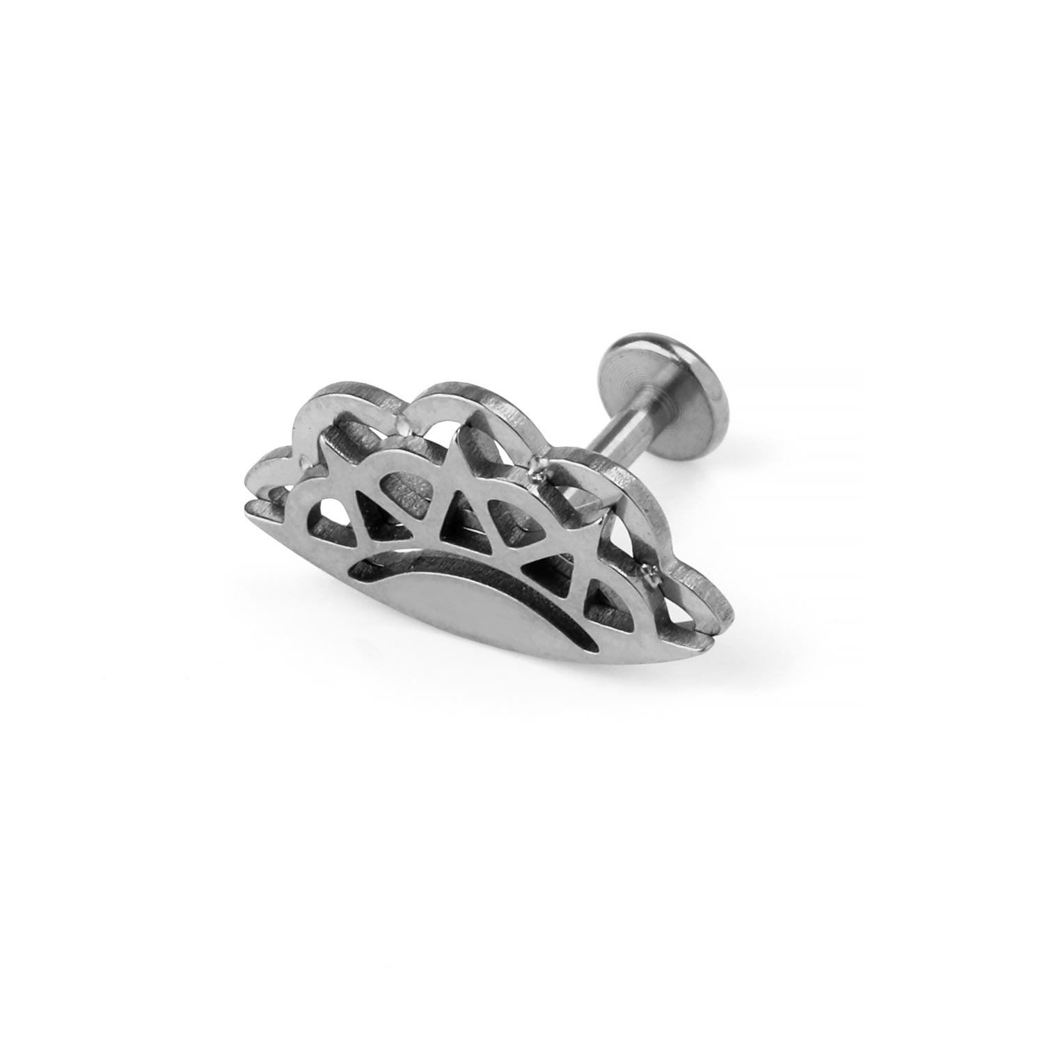 Steel Lace Labret: Stainless Labret For Helix & Lobe