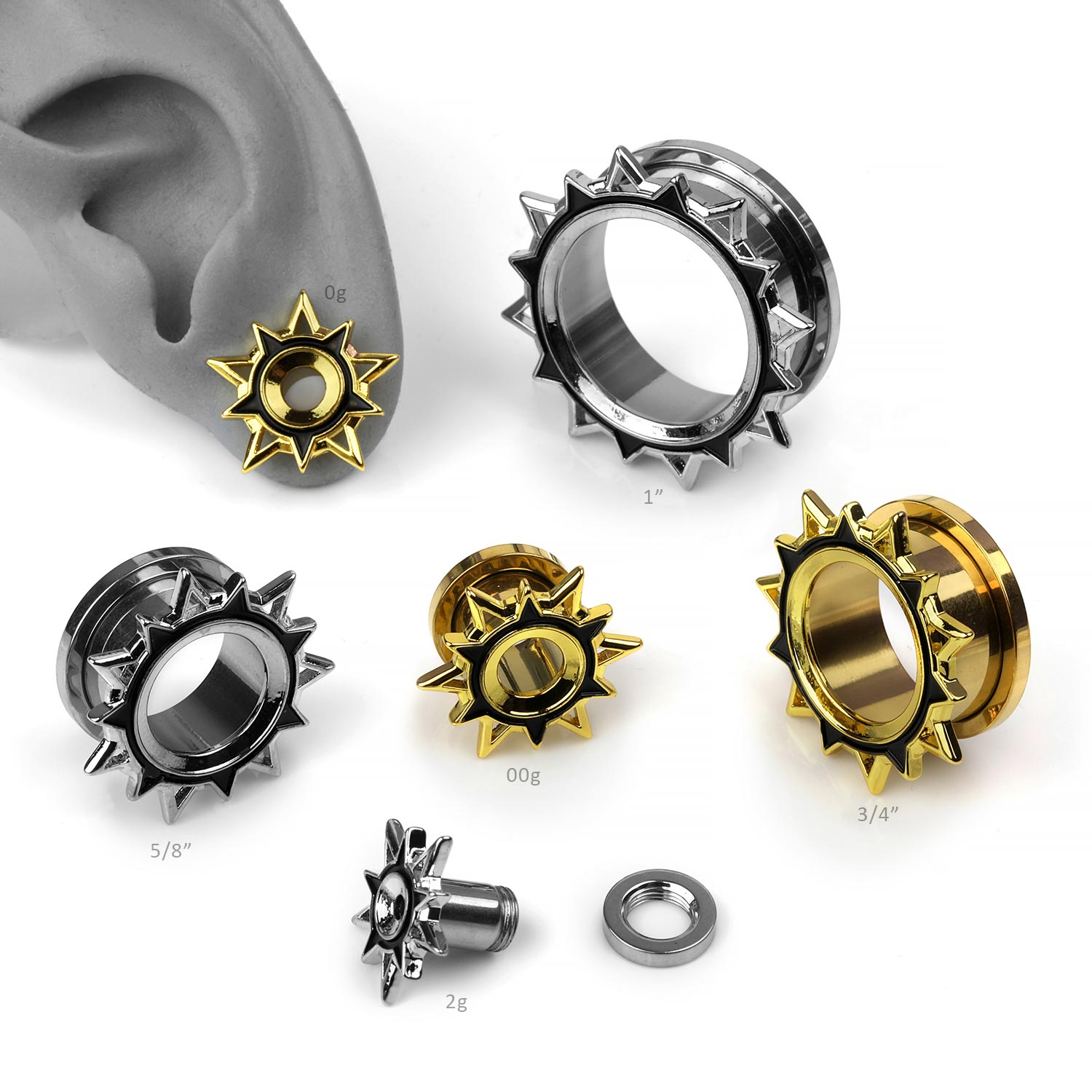 Stainless Steel Lodestar Threaded Eyelets